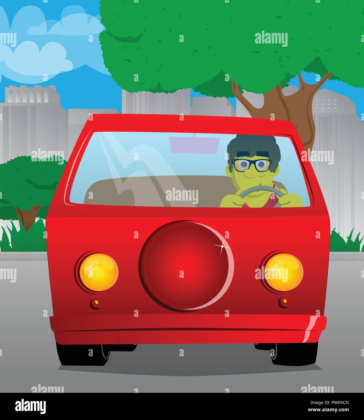 Dynamisches fahren Stock-Vektorgrafiken kaufen - Alamy