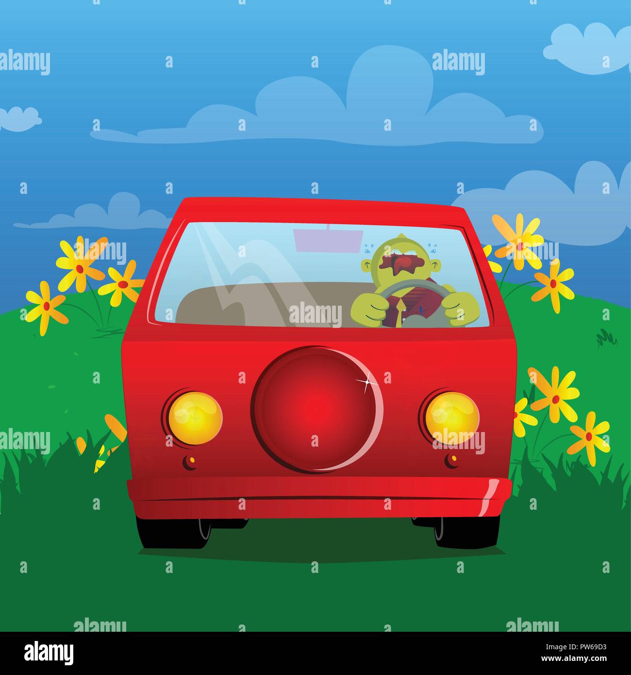 Dynamisches fahren Stock-Vektorgrafiken kaufen - Alamy