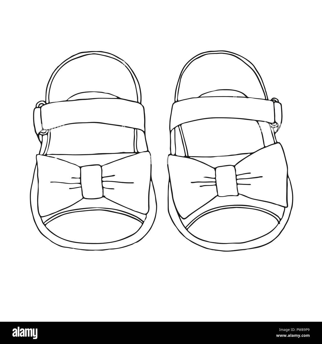 Sandal Vector Vectors Stockfotos & Sandal Vector Vectors Bilder - Alamy