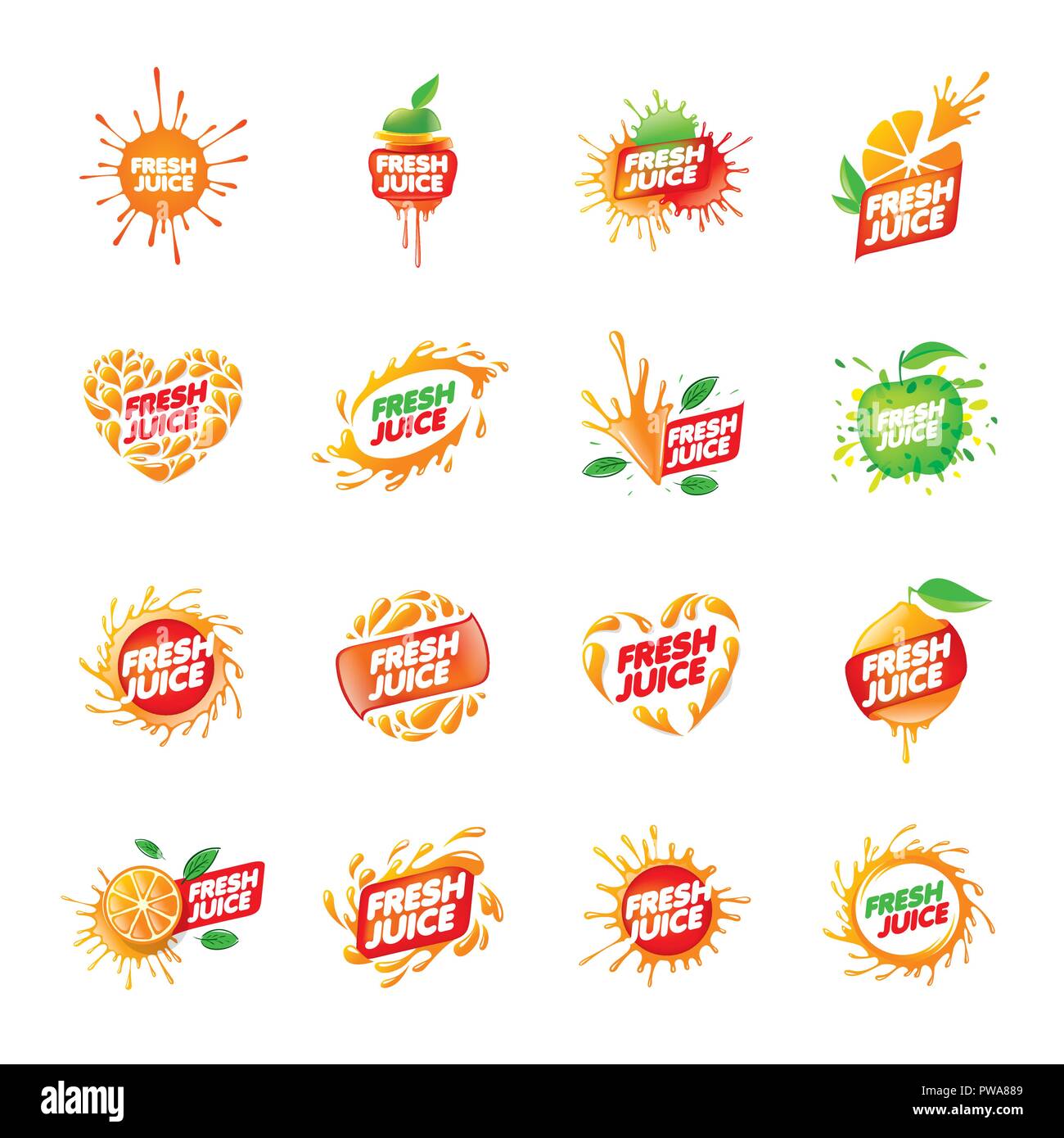 Herz obst logo Stock-Vektorgrafiken kaufen - Alamy