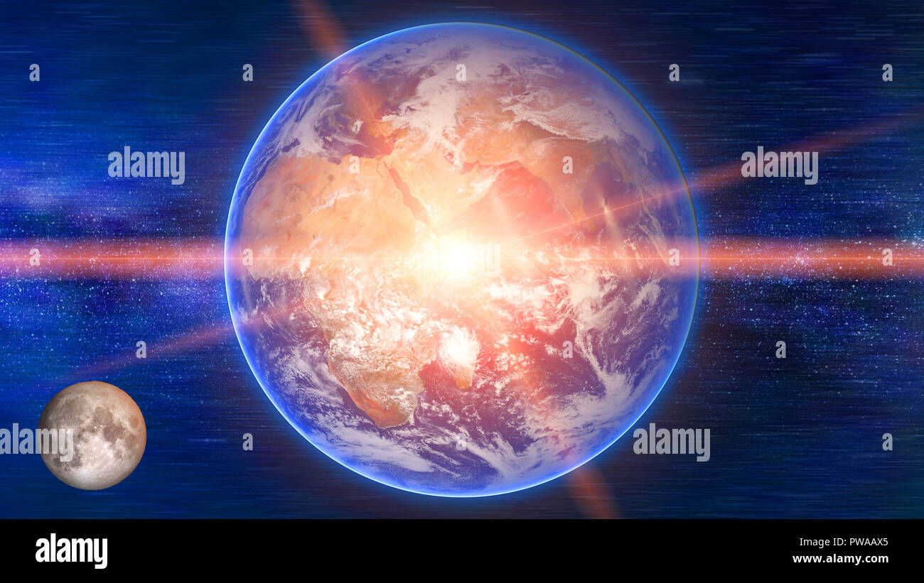 Grafikbild erde im raum -Fotos und -Bildmaterial in hoher Auflösung – Alamy