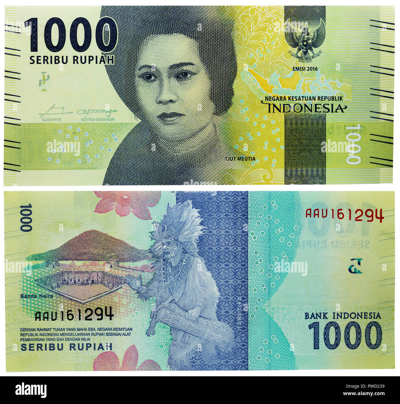Indonesia 1000 Rupiah Bank Note Stockfotos und -bilder Kaufen - Alamy
