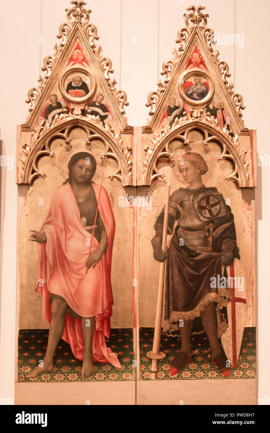 Der hl. Johannes der Täufer und St. George bis das richtige Fach des ...