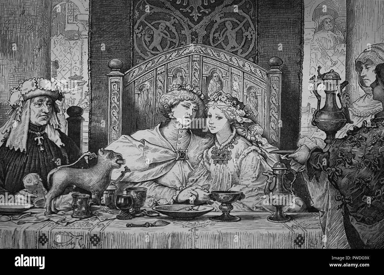 Bankett mittelalter -Fotos und -Bildmaterial in hoher Auflösung – Alamy