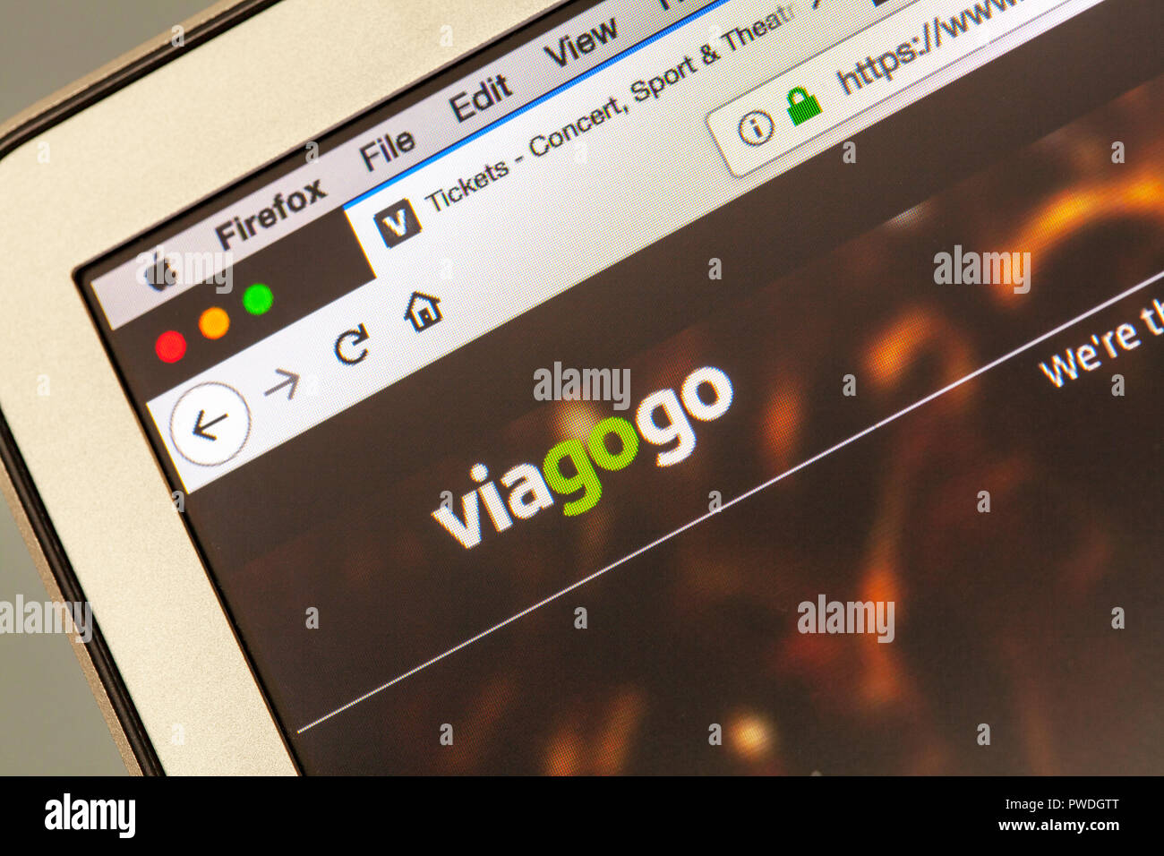 Viagogo homepage -Fotos und -Bildmaterial in hoher Auflösung – Alamy