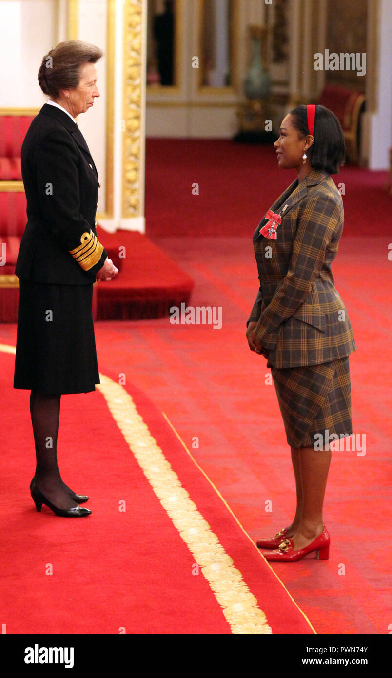 Sharmadean Reid ist ein MBE (Mitglied des Ordens des Britischen Empire ...