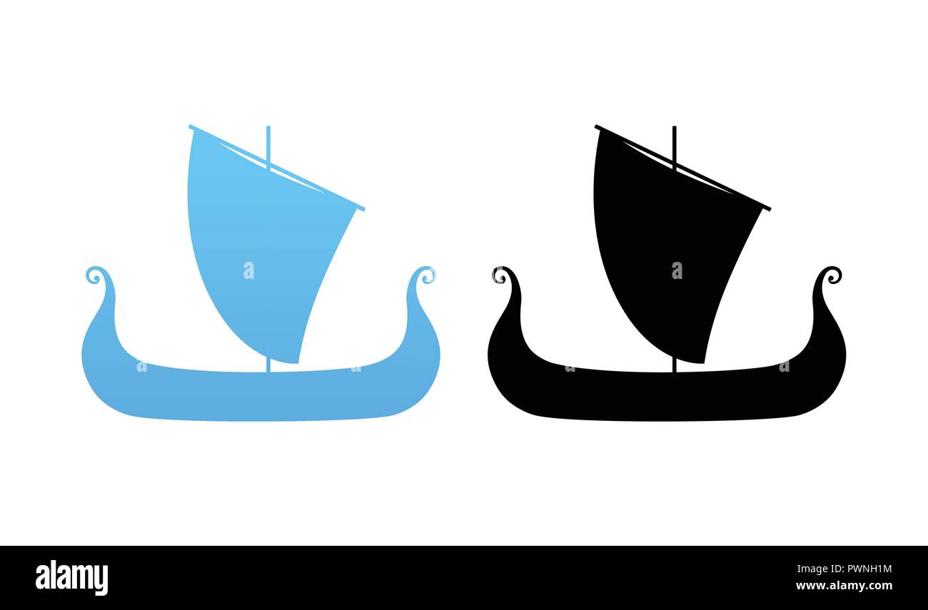 Wikinger drachenschiff Stock-Vektorgrafiken kaufen - Alamy