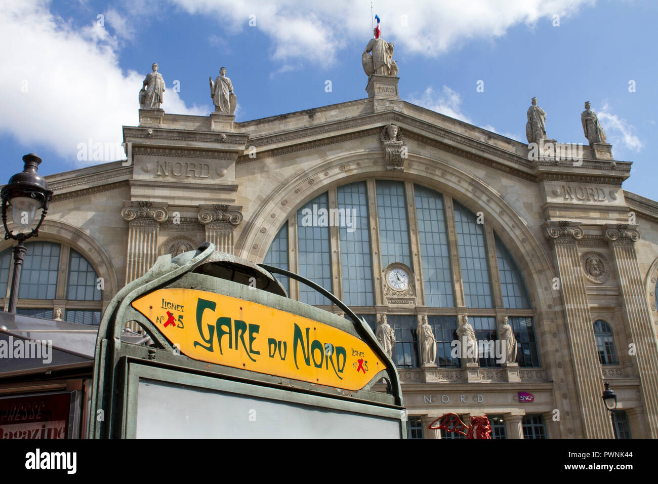 Frankreich, Paris, Abteilung 75, 10. Arrondissement, Bahnhof Gare du ...