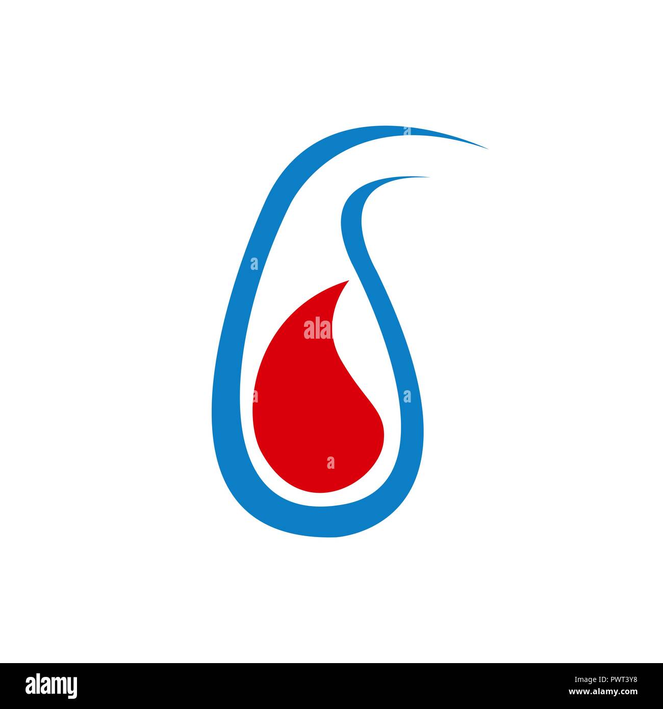 Tropfen logo Stock-Vektorgrafiken kaufen - Alamy