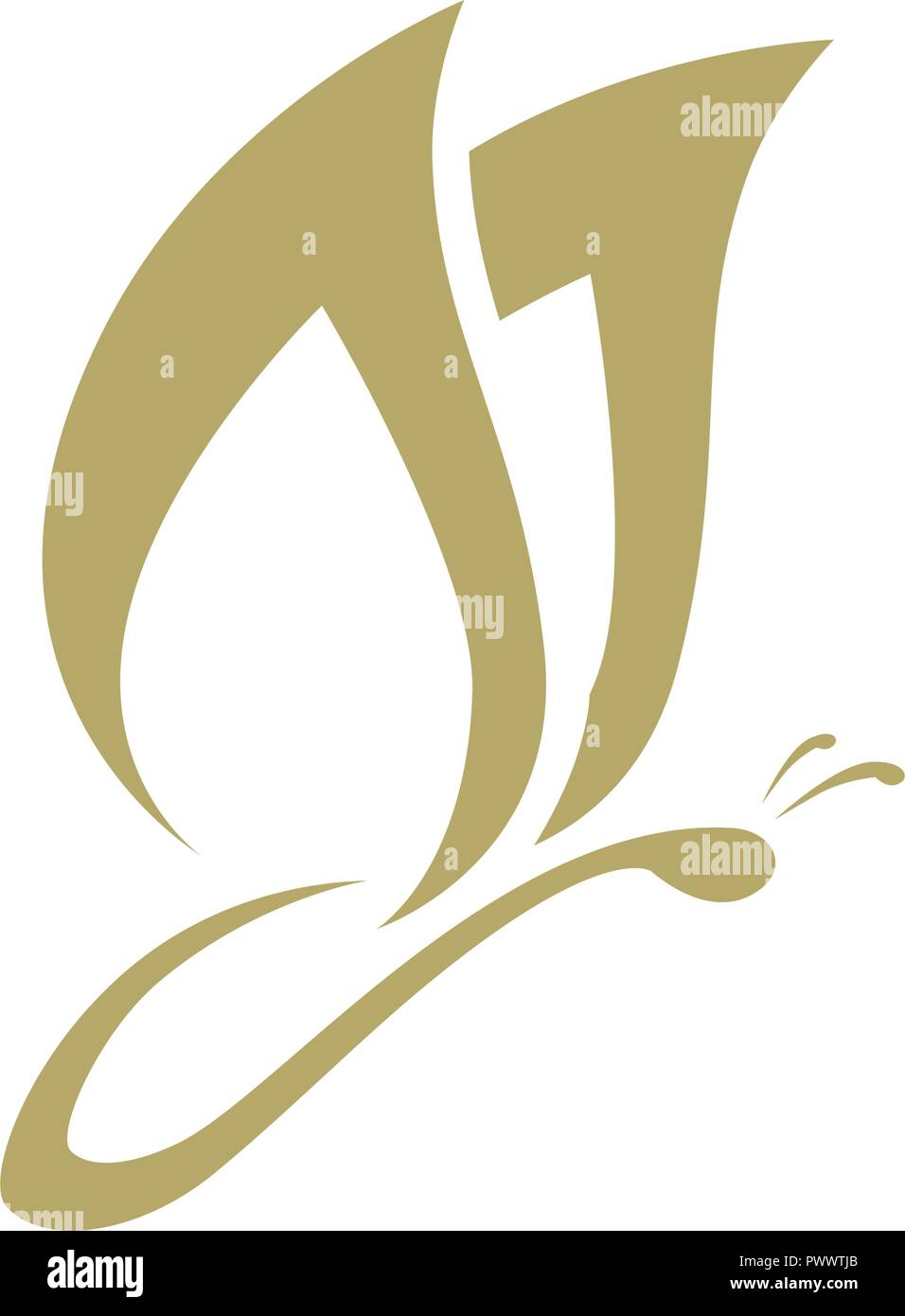 Butterfly logo logo logos logo Stock-Vektorgrafiken kaufen - Alamy