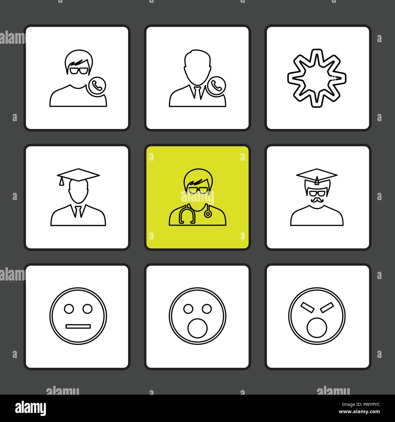 Avtar, Benutzer, Profil, Avatar, emoji, emoticon, Gesicht, Profil, Bild ...