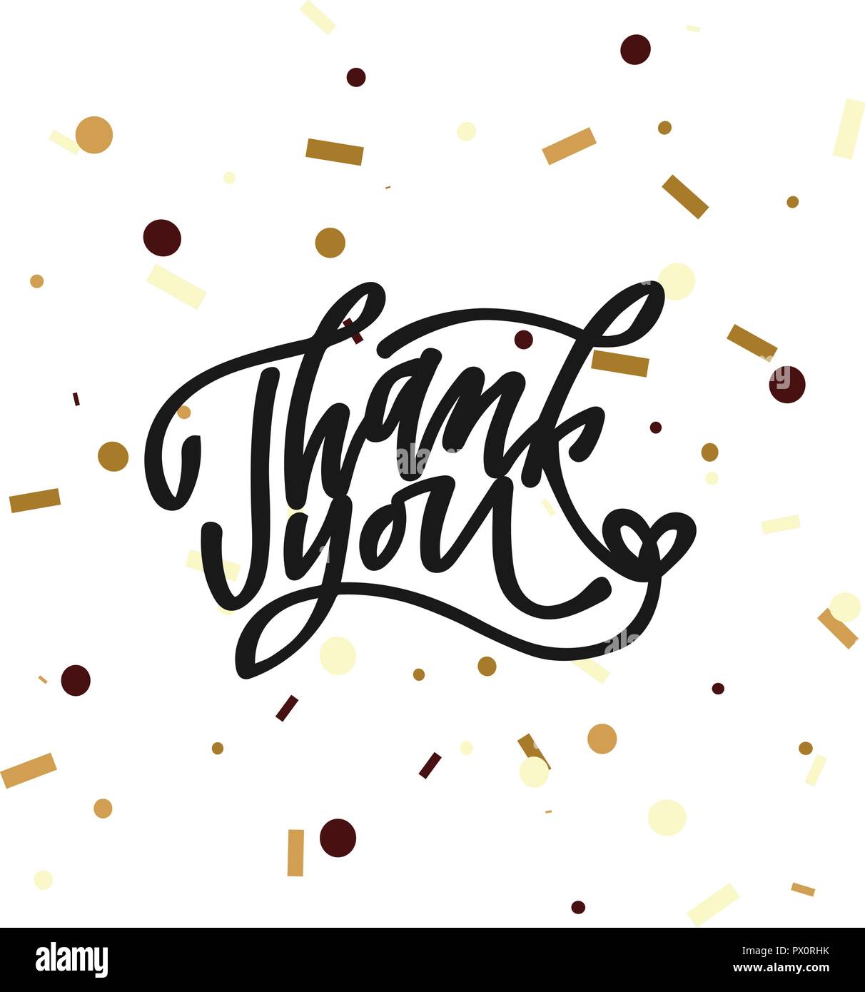 Herzlichen dank handlettering Ausgeschnittene Stockfotos und -bilder ...