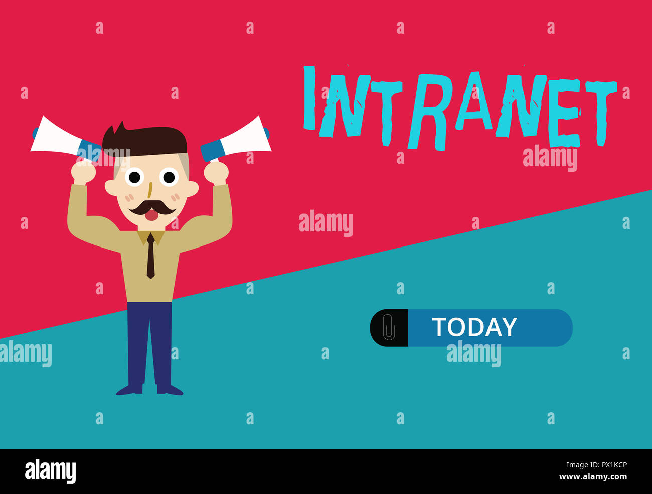 Konzeptionelle Hand schreiben Übersicht Intranet. Business Foto lokale ...