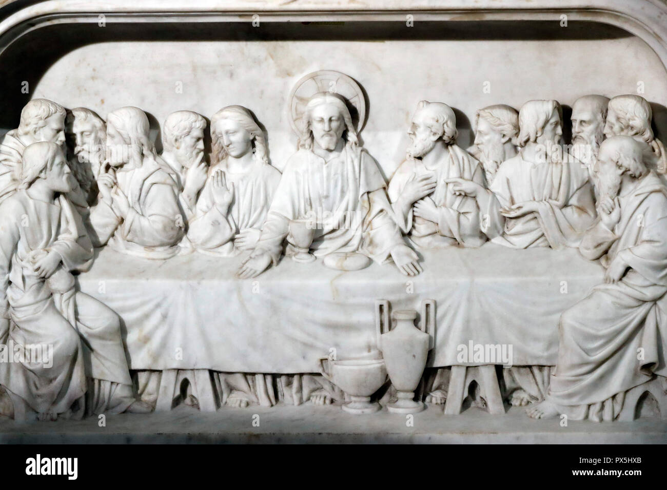 Letzte mahlzeit jesus mit seinen aposteln geteilt Stockfotos und -bilder Kaufen - Alamy