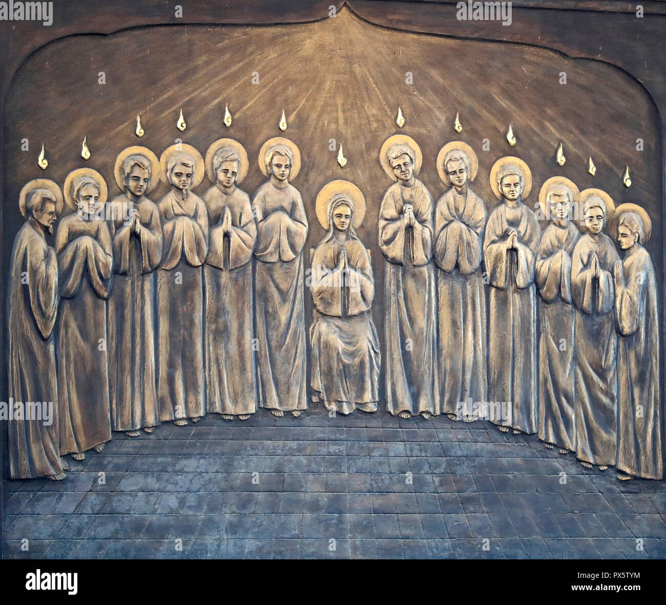 Phuc Sohn katholischen Kloster. Pfingsten. Der Heilige Geist, den ...