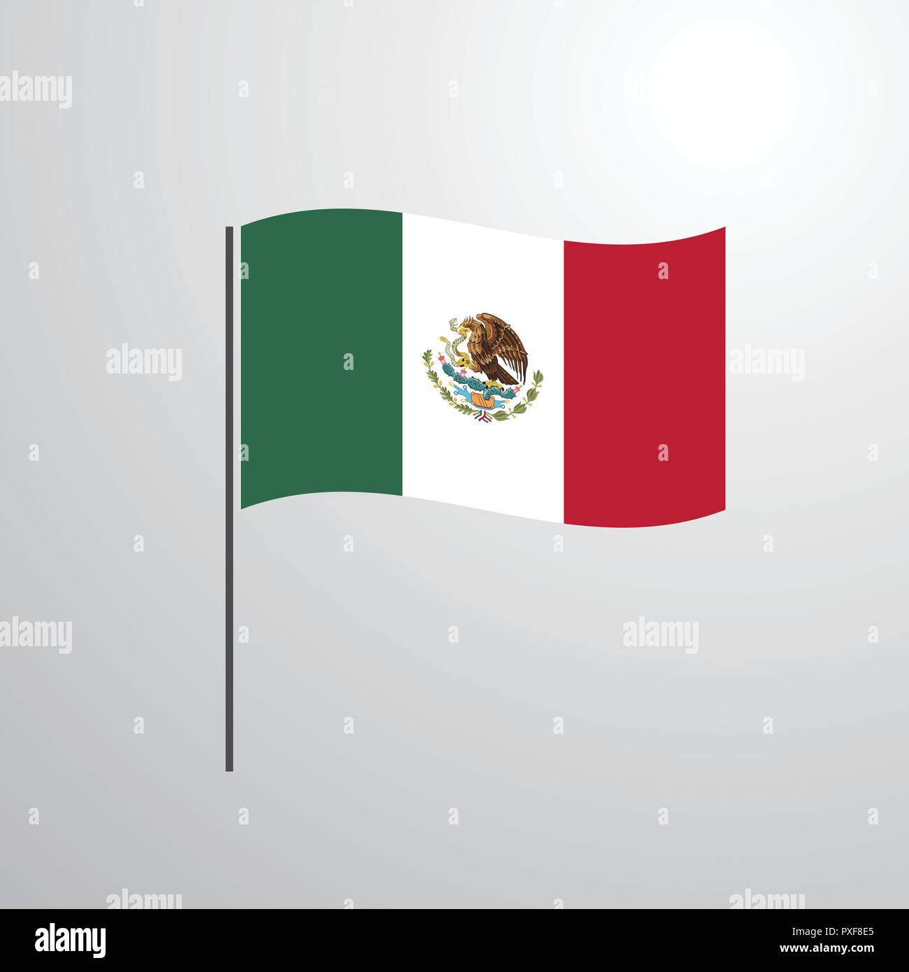 Mexico flag wavy flag mexico Stock-Vektorgrafiken kaufen - Alamy
