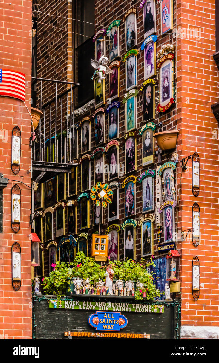 Alle Heiligen, wie Little Italy Boston, Massachusetts, USA ...