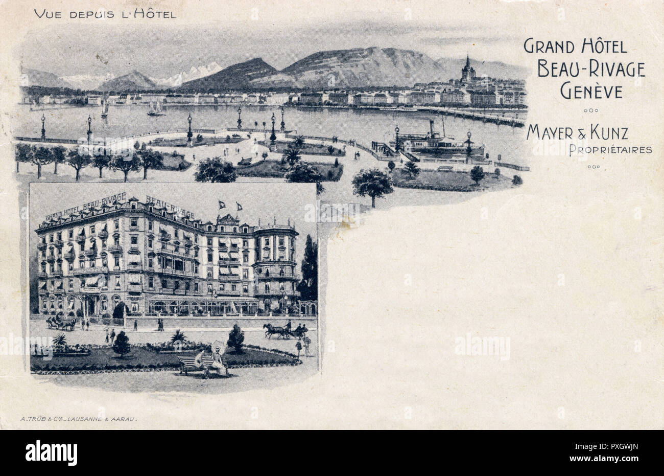 Beau rivage genf -Fotos und -Bildmaterial in hoher Auflösung – Alamy