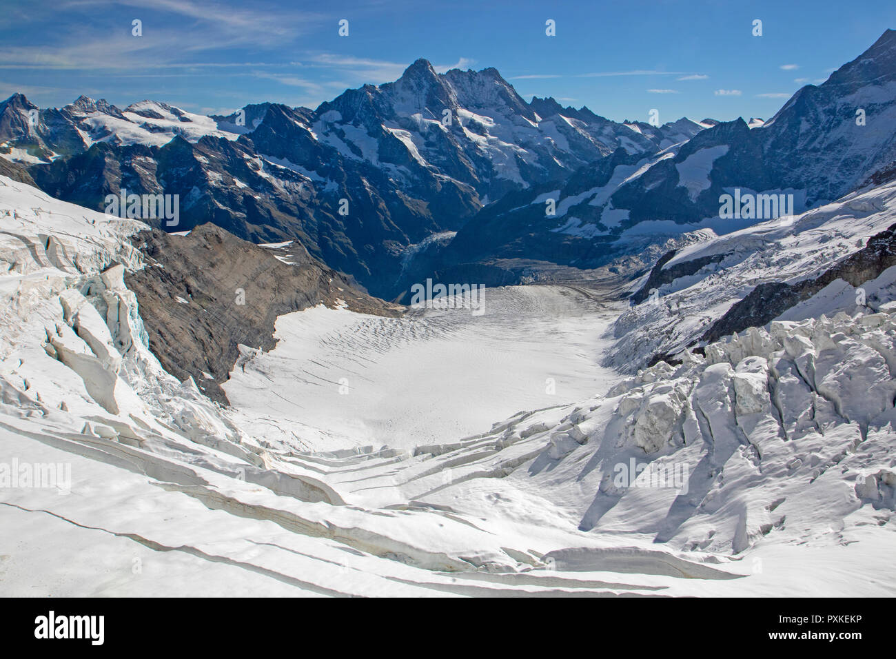 Oberer grindelwaldgletscher -Fotos und -Bildmaterial in hoher Auflösung – Alamy