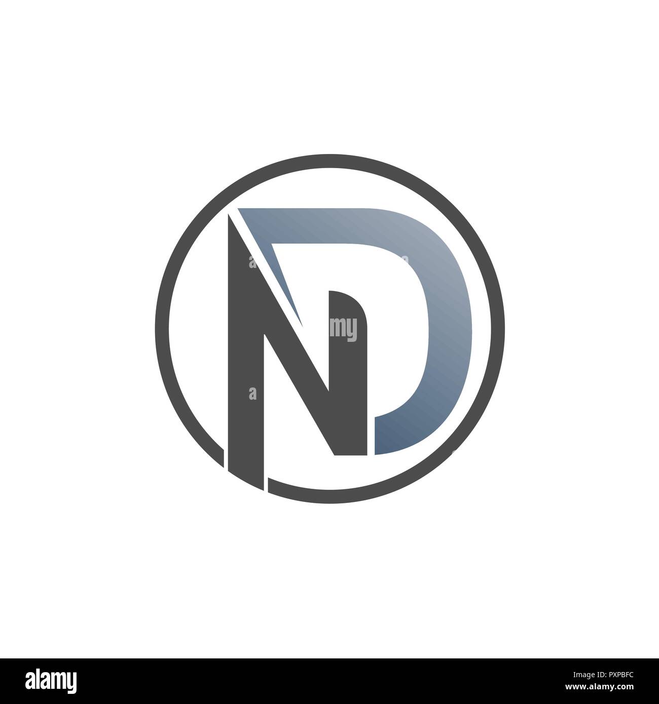 Nd logo Stock-Vektorgrafiken kaufen - Alamy