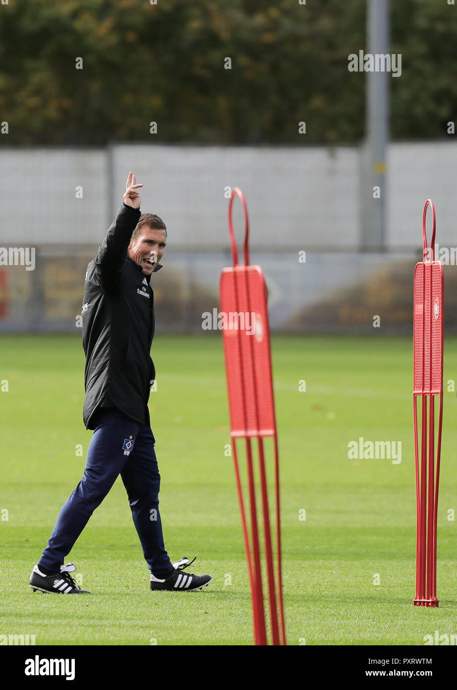 Hamburg, Deutschland. 24 Okt, 2018. 2. Fussball Bundesliga. Der neue HSV-Trainer, Hannes Wolf ...