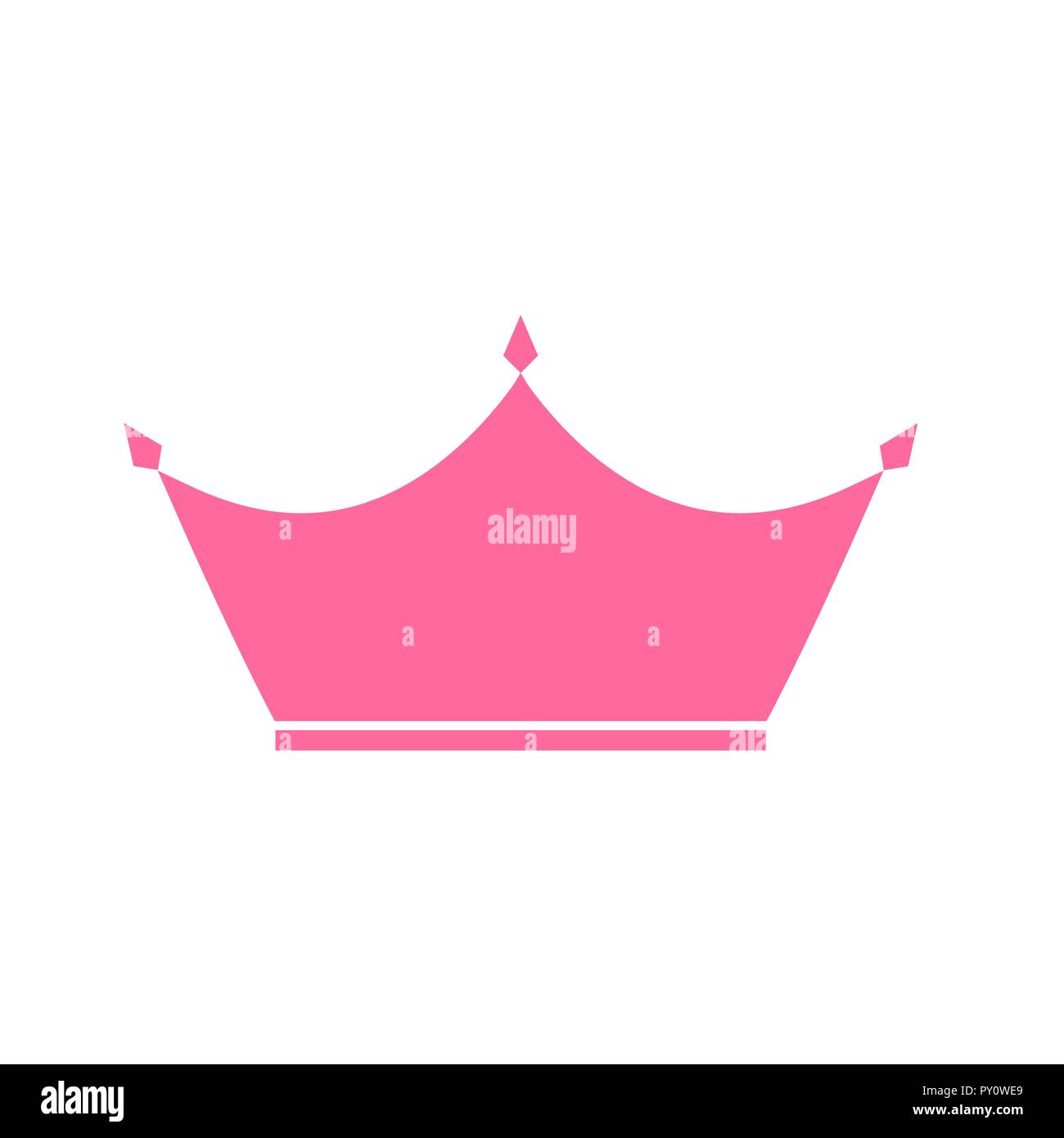 Prinzessin Krone Symbol. Vector Illustration Stock-Vektorgrafik - Alamy