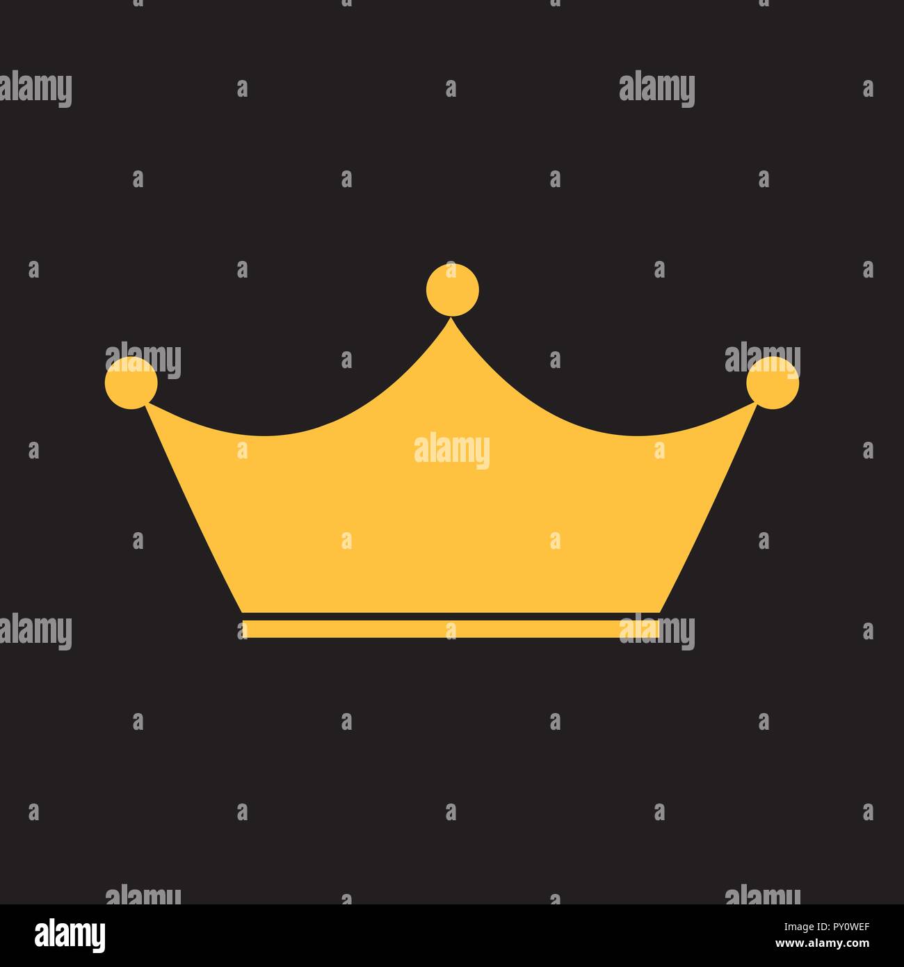 Prinzessin Krone Symbol. Vector Illustration Stock-Vektorgrafik - Alamy