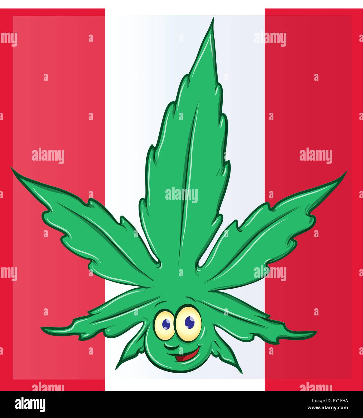 Marijuana cartoon Stock-Vektorgrafiken kaufen - Alamy