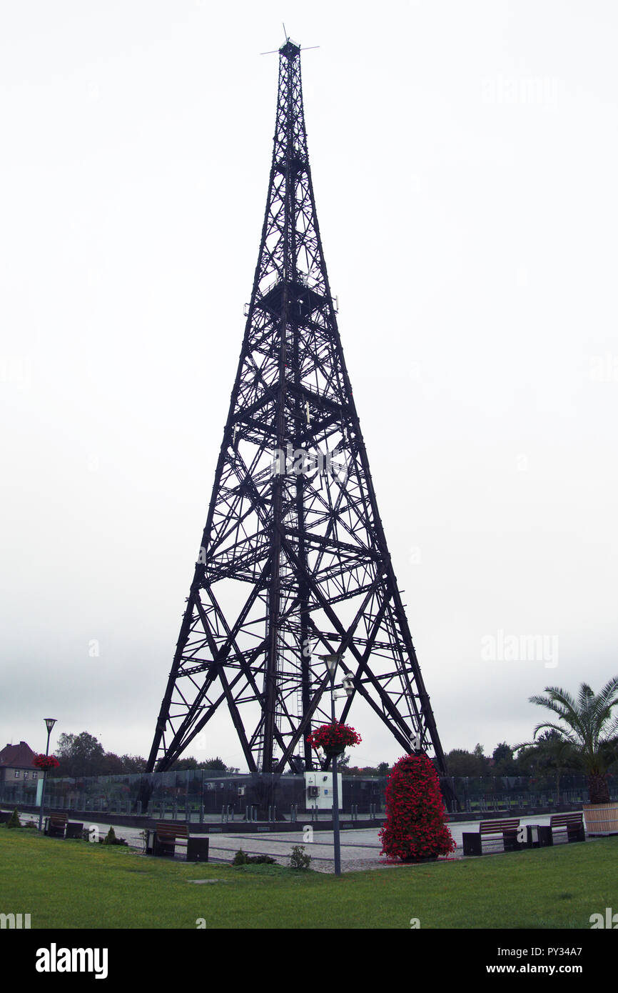 Der Gleiwitzer radio Tower Stockfotografie - Alamy