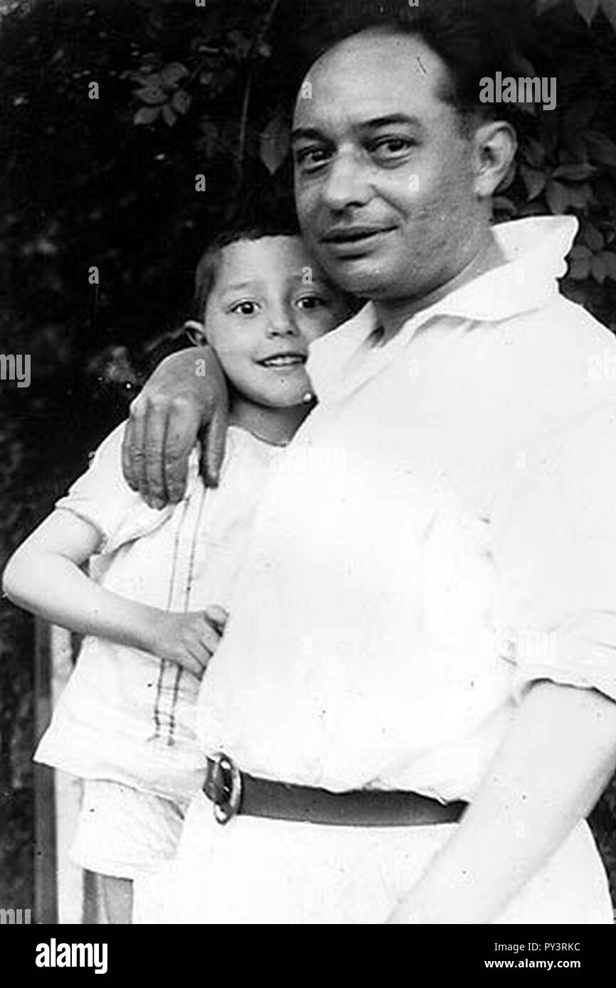 Camilo Díaz Díaz Baliño con Isaac Pardo en 1925 Stockfotografie - Alamy