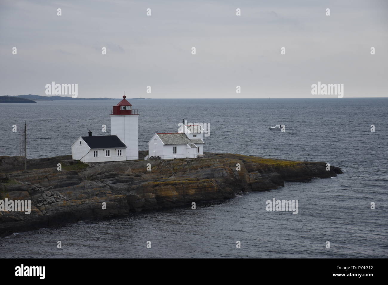 Langesund, Norwegen, Telemark, Bamble, Leuchtturm, Leuchtturmwärter ...