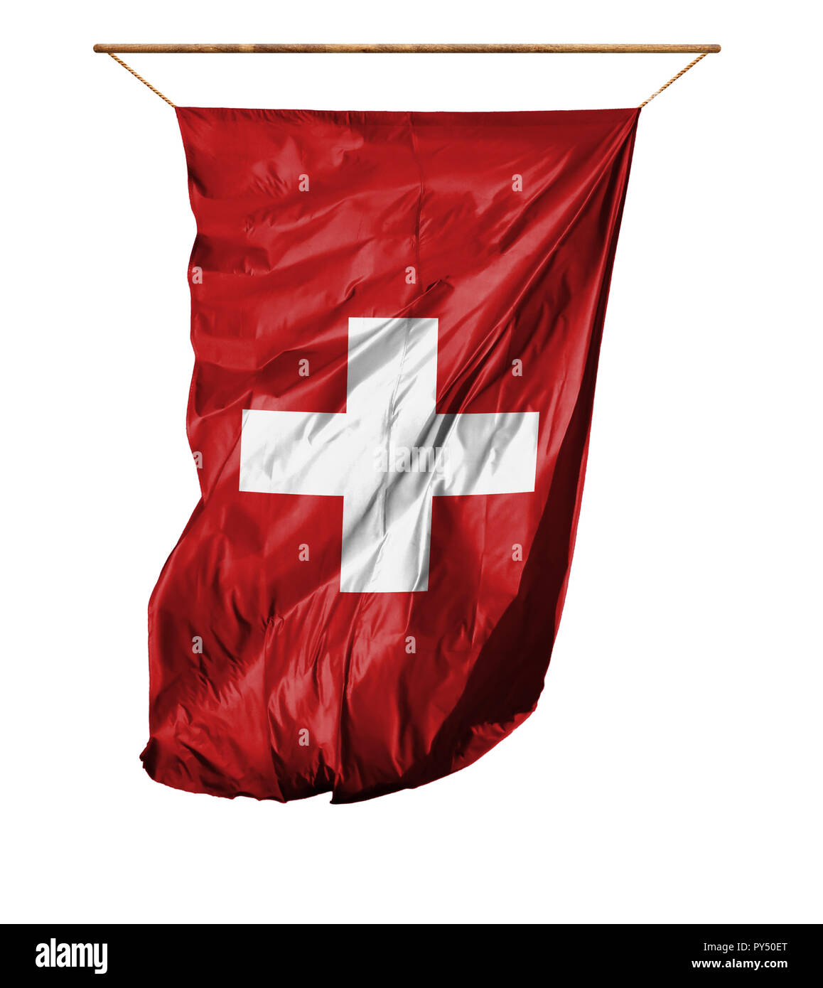 Flag Switzerland Swiss Banner On Stockfotos und -bilder Kaufen - Alamy