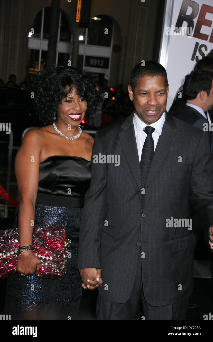 Denzel washington and pauletta washington -Fotos und -Bildmaterial in ...