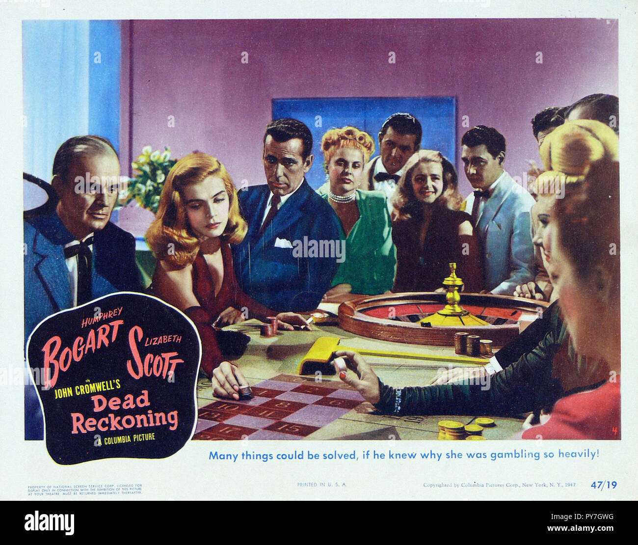 Dead reckoning movie poster Stockfotos und -bilder Kaufen - Alamy
