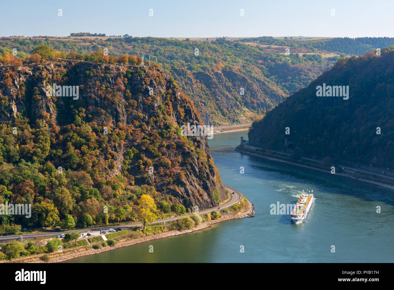 Rock Loreley Lorelei Loreleyfelsen Stockfotos und -bilder Kaufen - Alamy