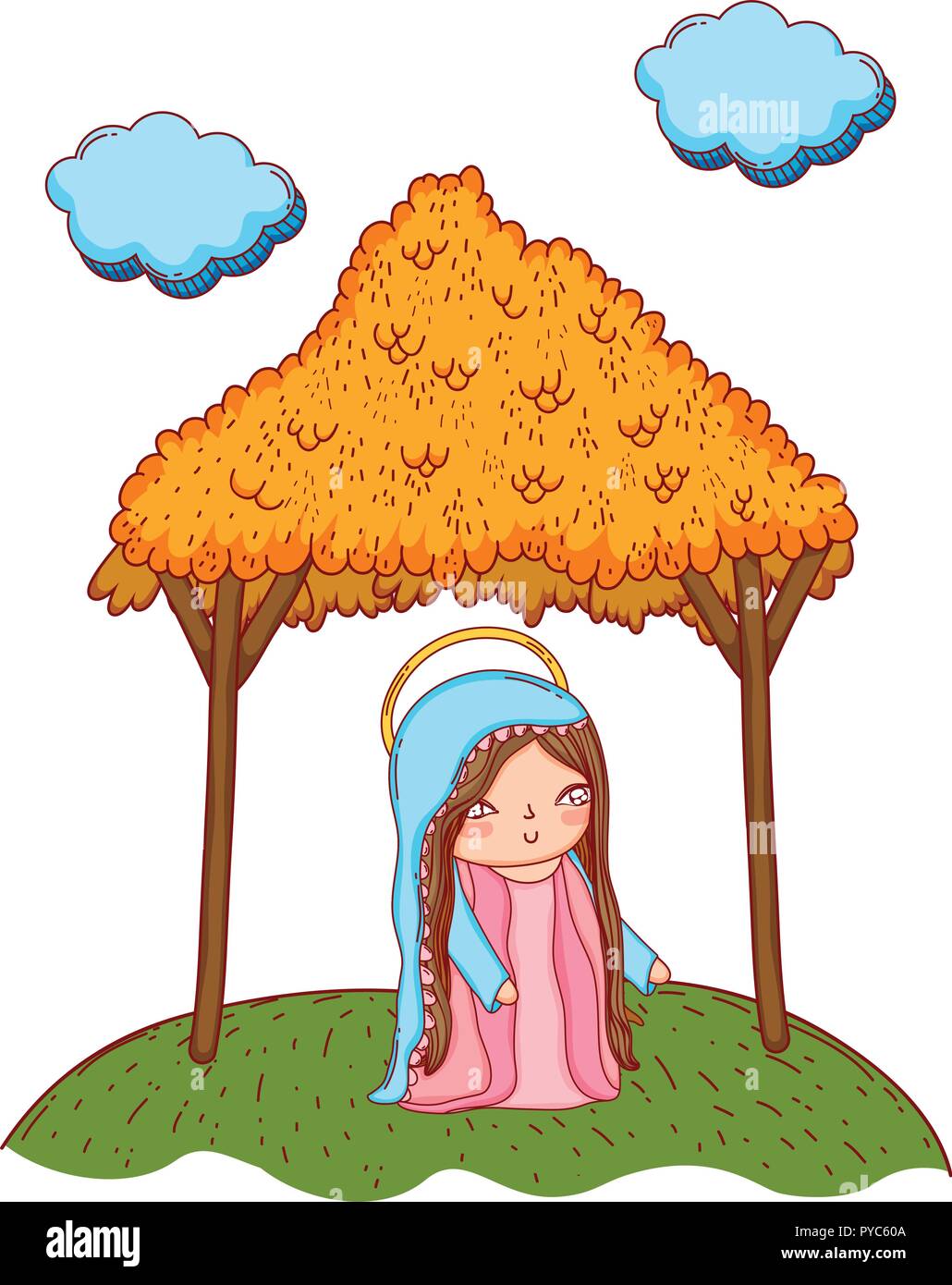 Krippe Fenster Stock-Vektorgrafiken kaufen - Alamy