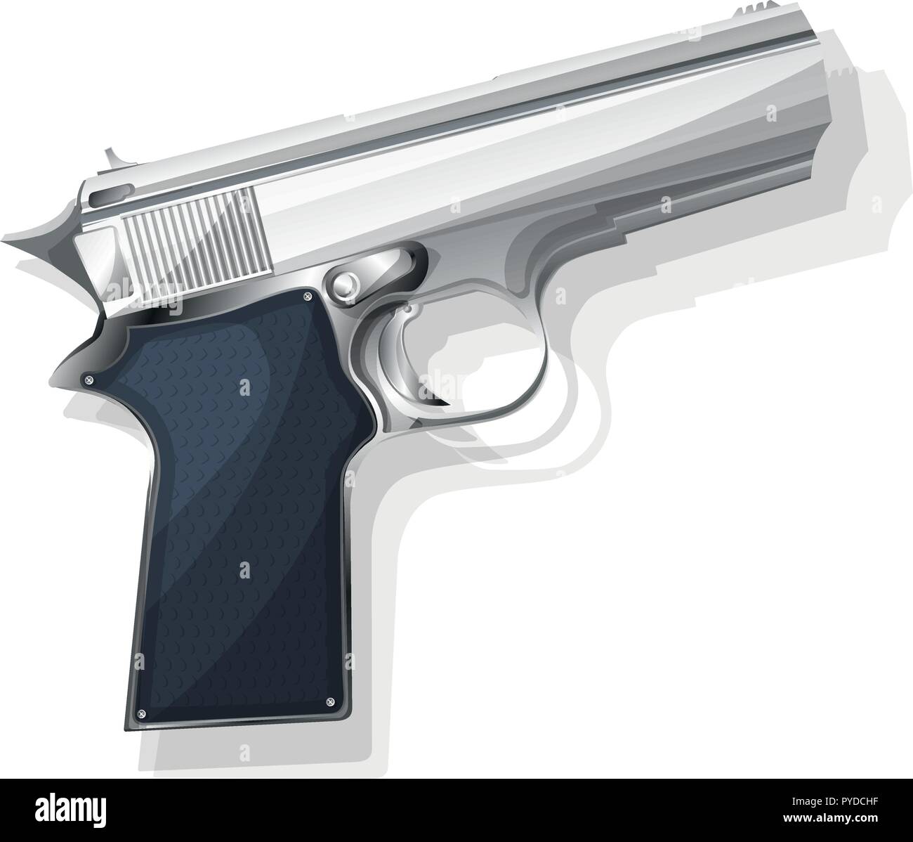 Colt 45 caliber pistol Stock-Vektorgrafiken kaufen - Alamy