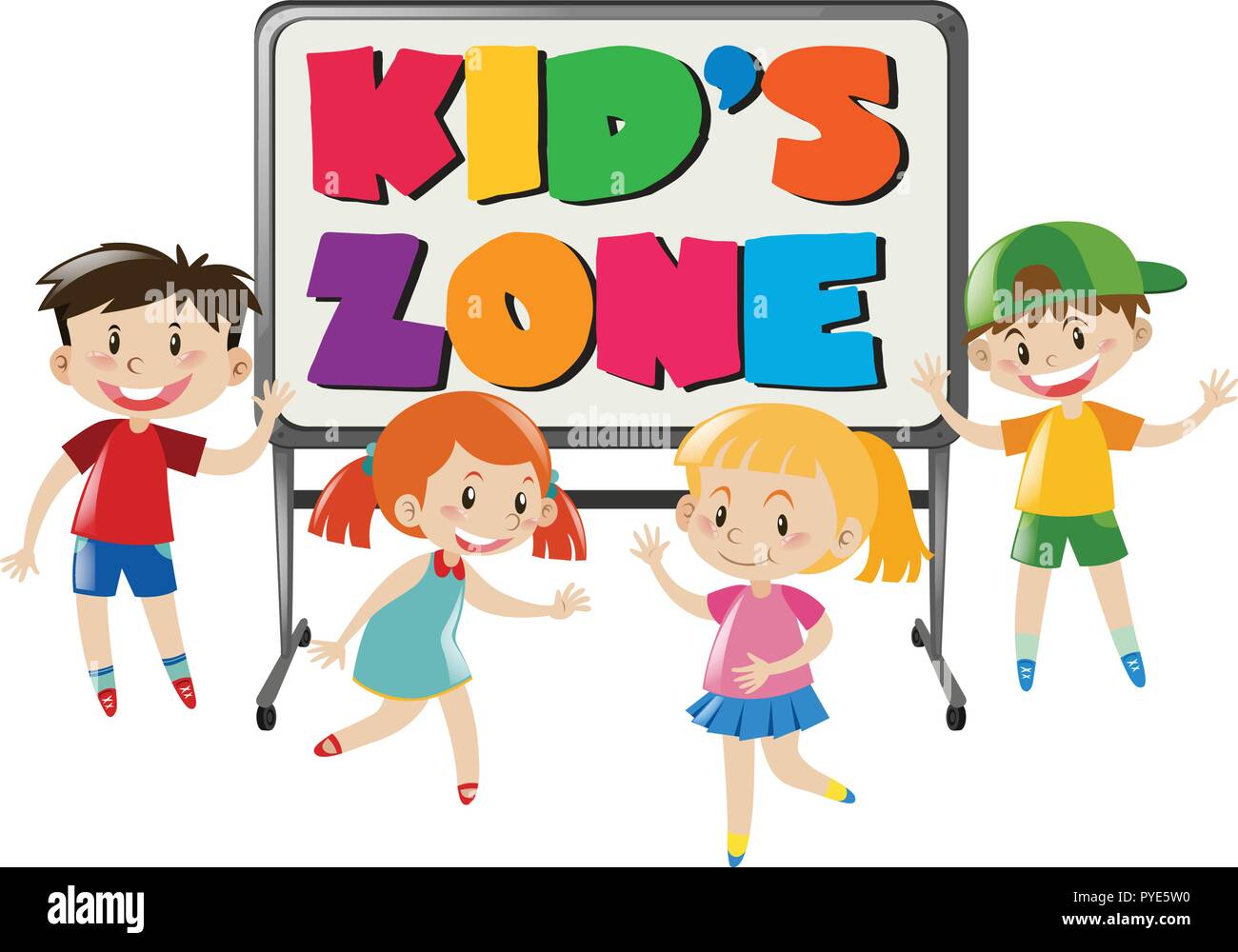 Kinder zone vektor vektoren -Fotos und -Bildmaterial in hoher Auflösung ...