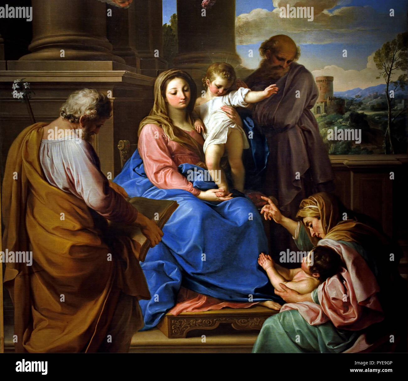 Die Madonna und Das Kind Mit Der Heiligen Elisabeth Stockfotos und -bilder Kaufen - Alamy