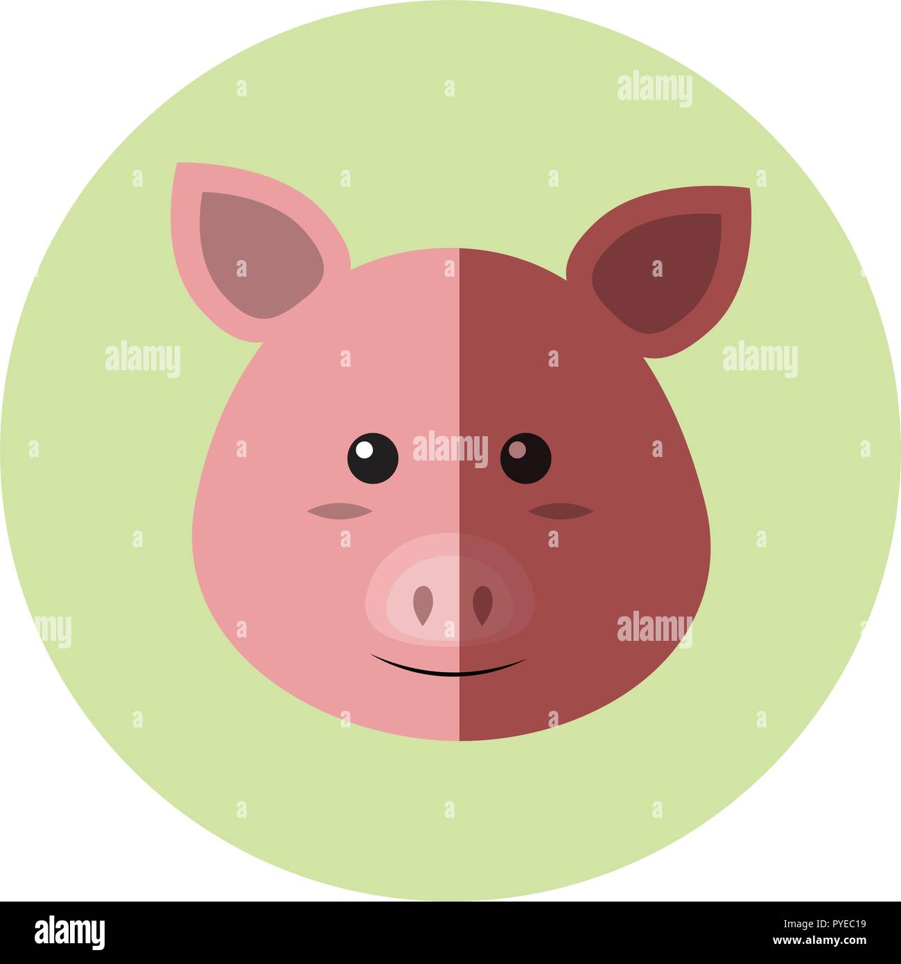 Pig icon -Fotos und -Bildmaterial in hoher Auflösung – Alamy