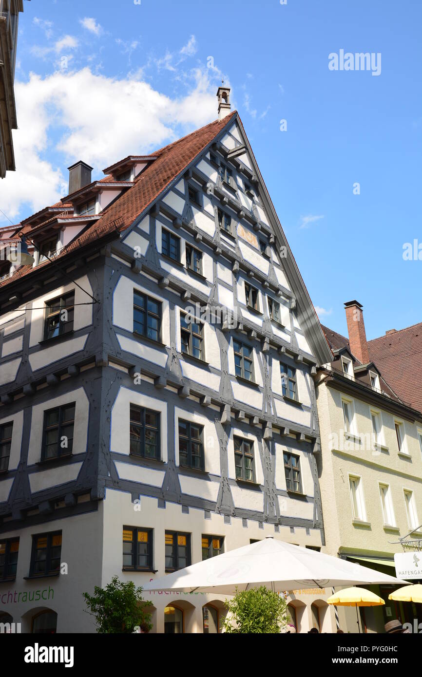 Ulm, Deutschland - Blick in die Altstadt von Ulm, Süddeutschland ...