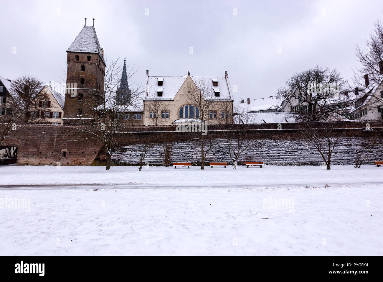 Ulm Stadtmauer Stockfotos und -bilder Kaufen - Alamy