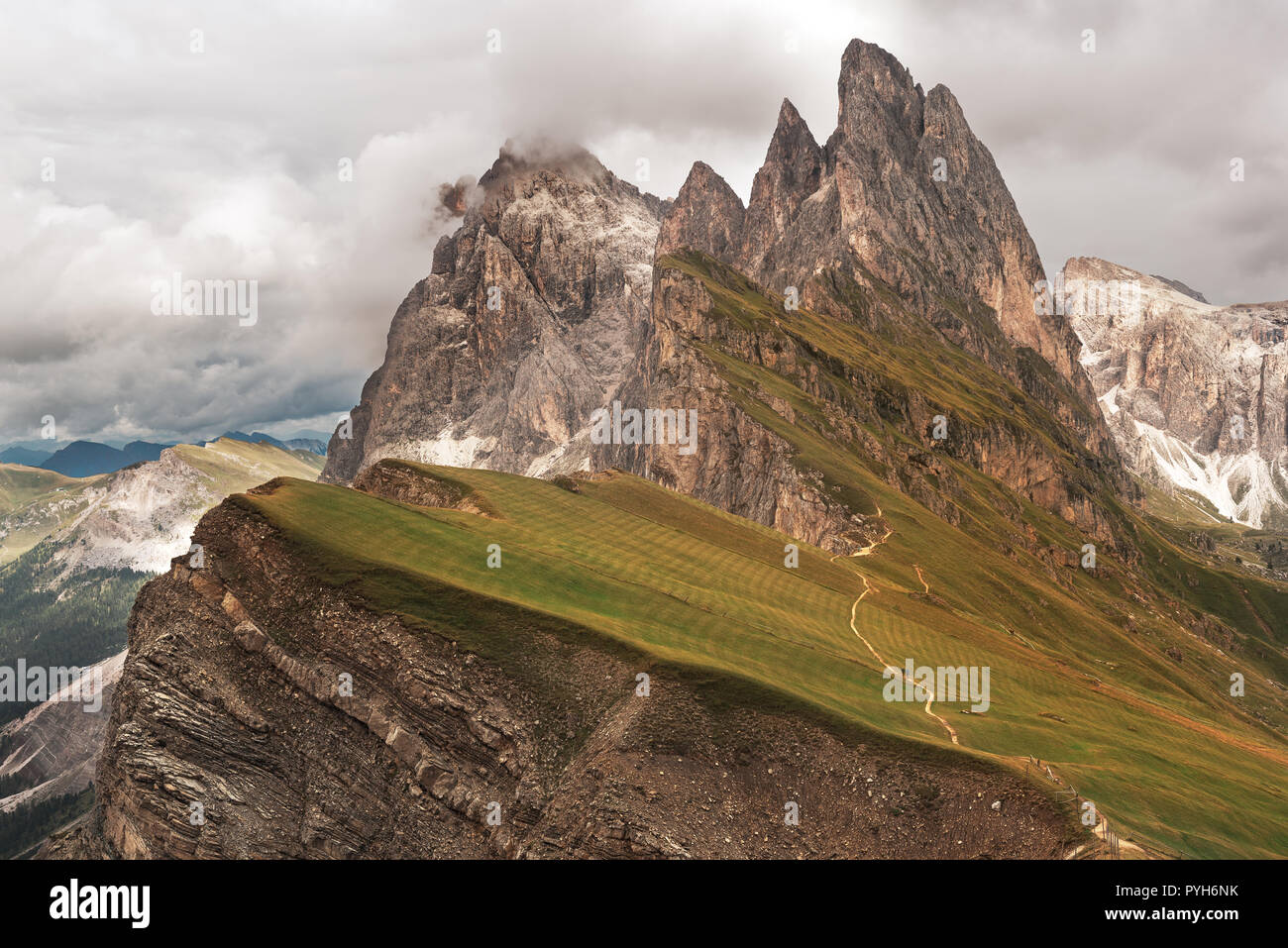 Die schönsten Orte auf der Erde, dem südlichen Tiroler Berge, die ...