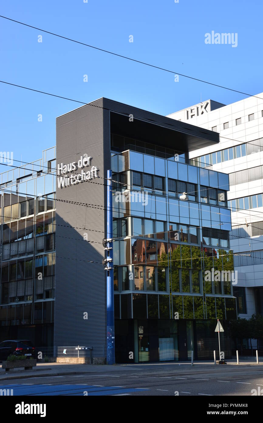 Ulm, Deutschland - Blick in die historische Stadt Ulm, Deutschland ...