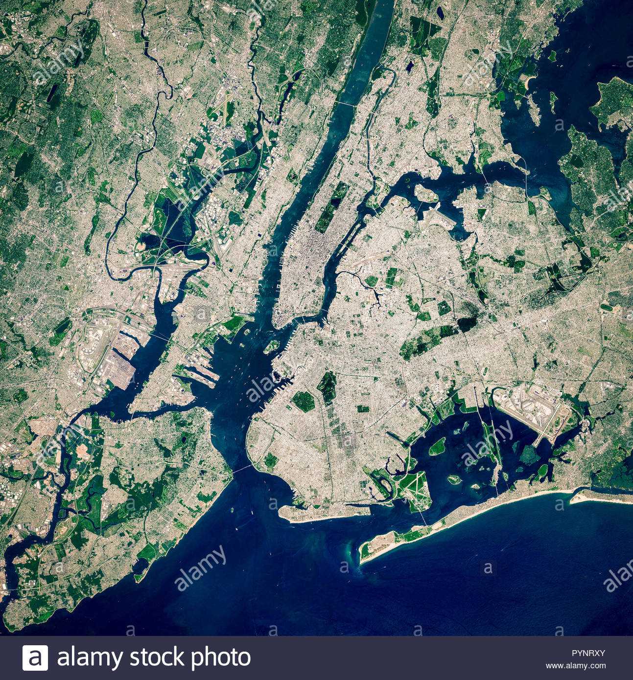 New York City From Satellite