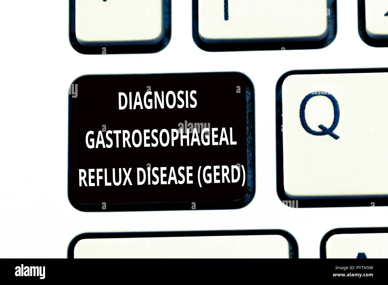 Konzeptionelle Hand schreiben Übersicht Diagnose gastroösophageale ...