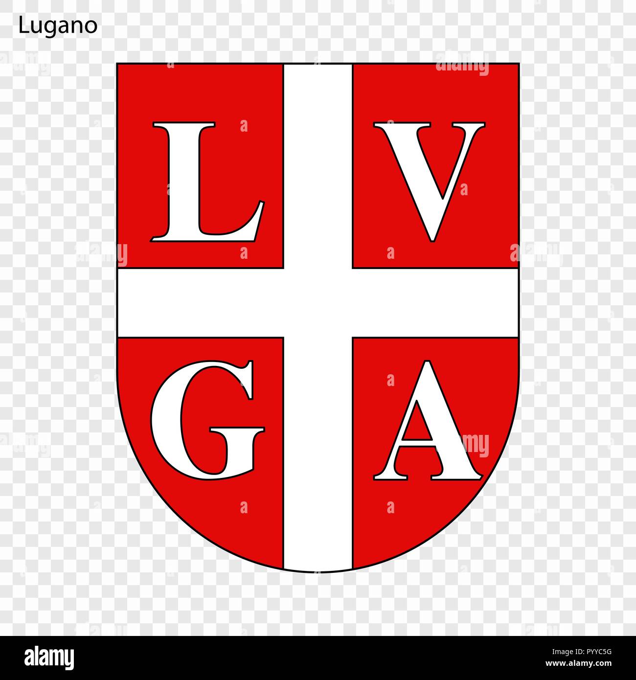 Lugano stadt emblem -Fotos und -Bildmaterial in hoher Auflösung – Alamy