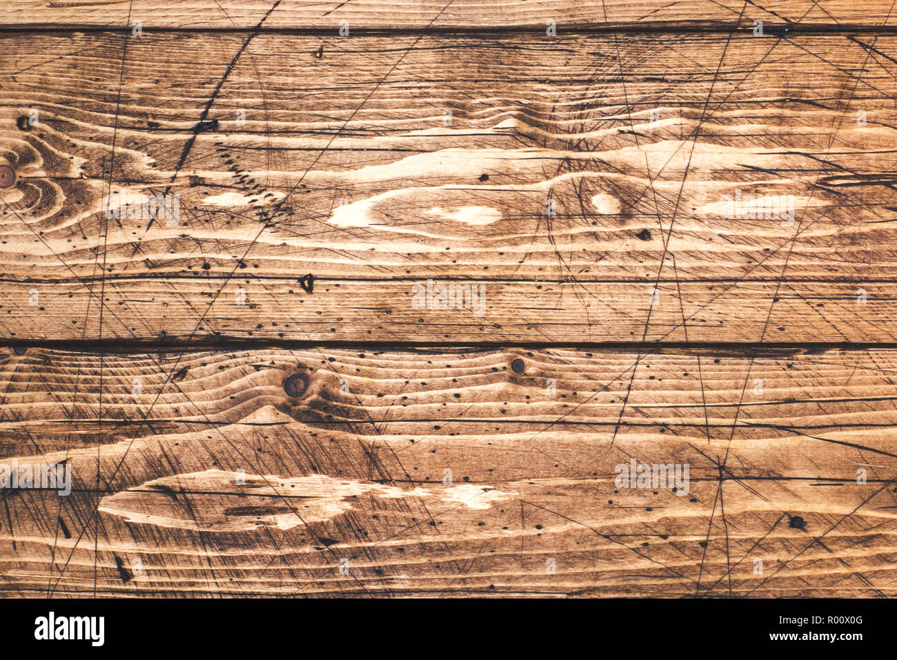 Holz- Oberfläche ist altmodisch, rustikal. Holz Textur, Hintergrund ...