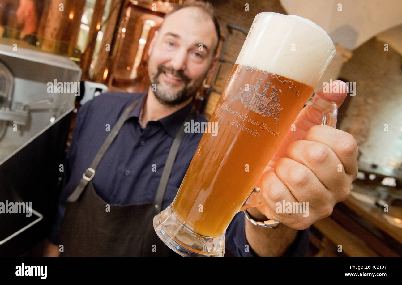 Mellenthin, Deutschland. 22 Okt, 2018. Auf der Insel Usedom die kleinen ...