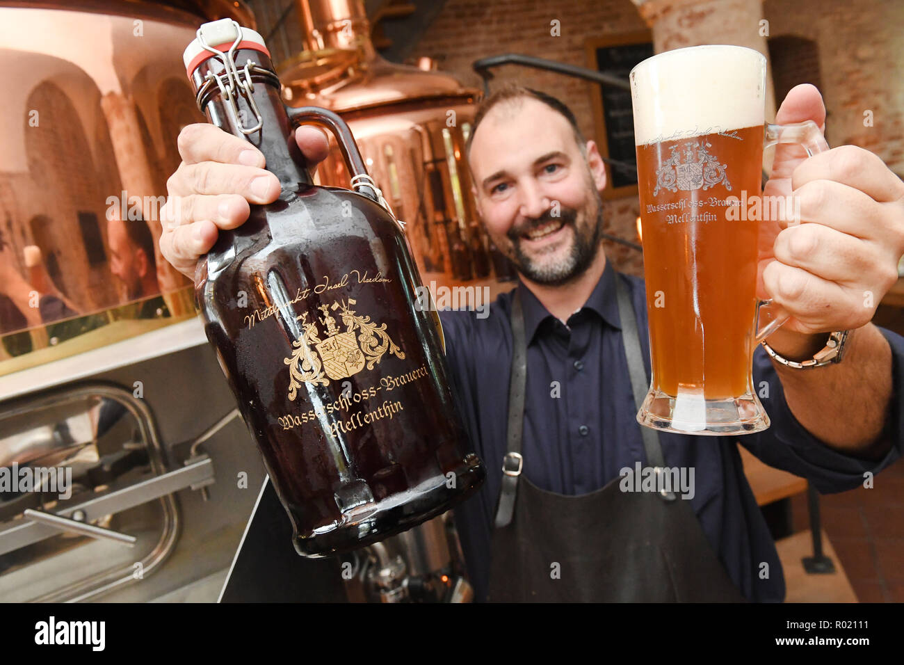 Mellenthin, Deutschland. 22 Okt, 2018. Auf der Insel Usedom die kleinen ...